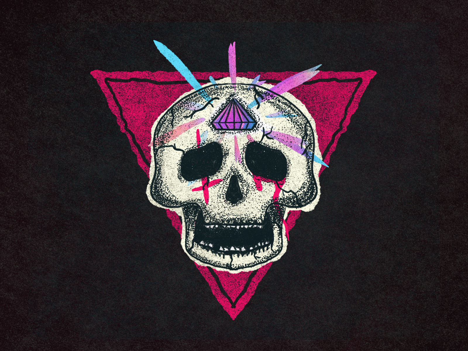 Diamond Skull by Joxhua Bowlby on Dribbble