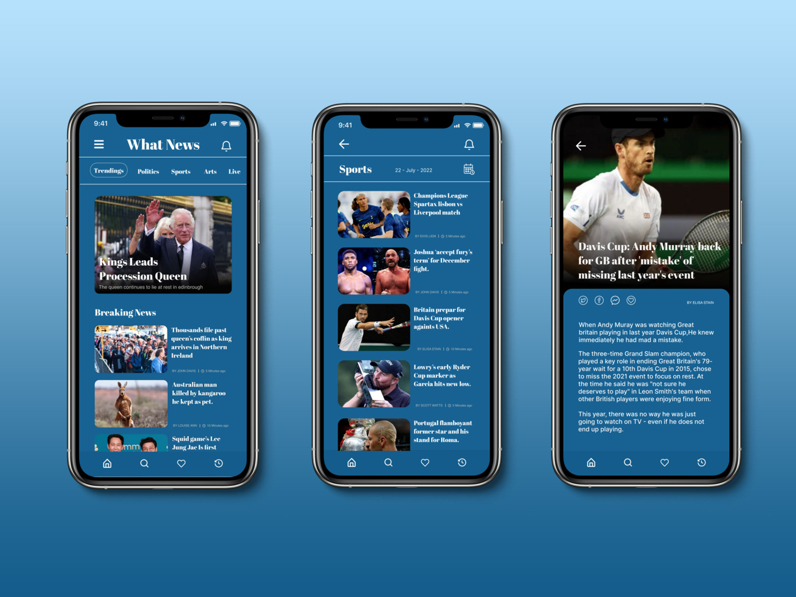 News App Mobile by Ahmad murzaqi on Dribbble