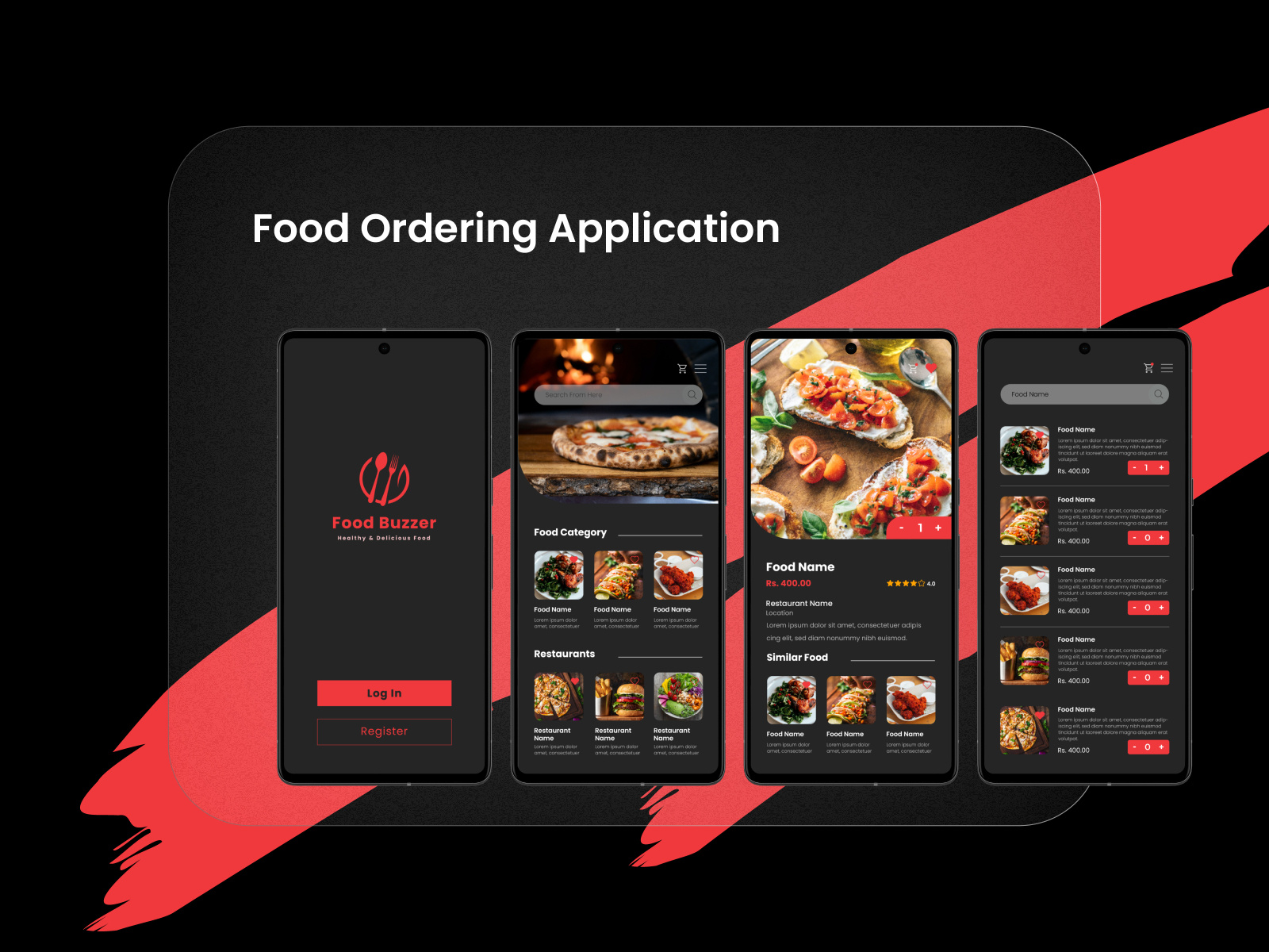 Food Buzzer: The Ultimate Food Ordering App_Light version by Muhsin ...