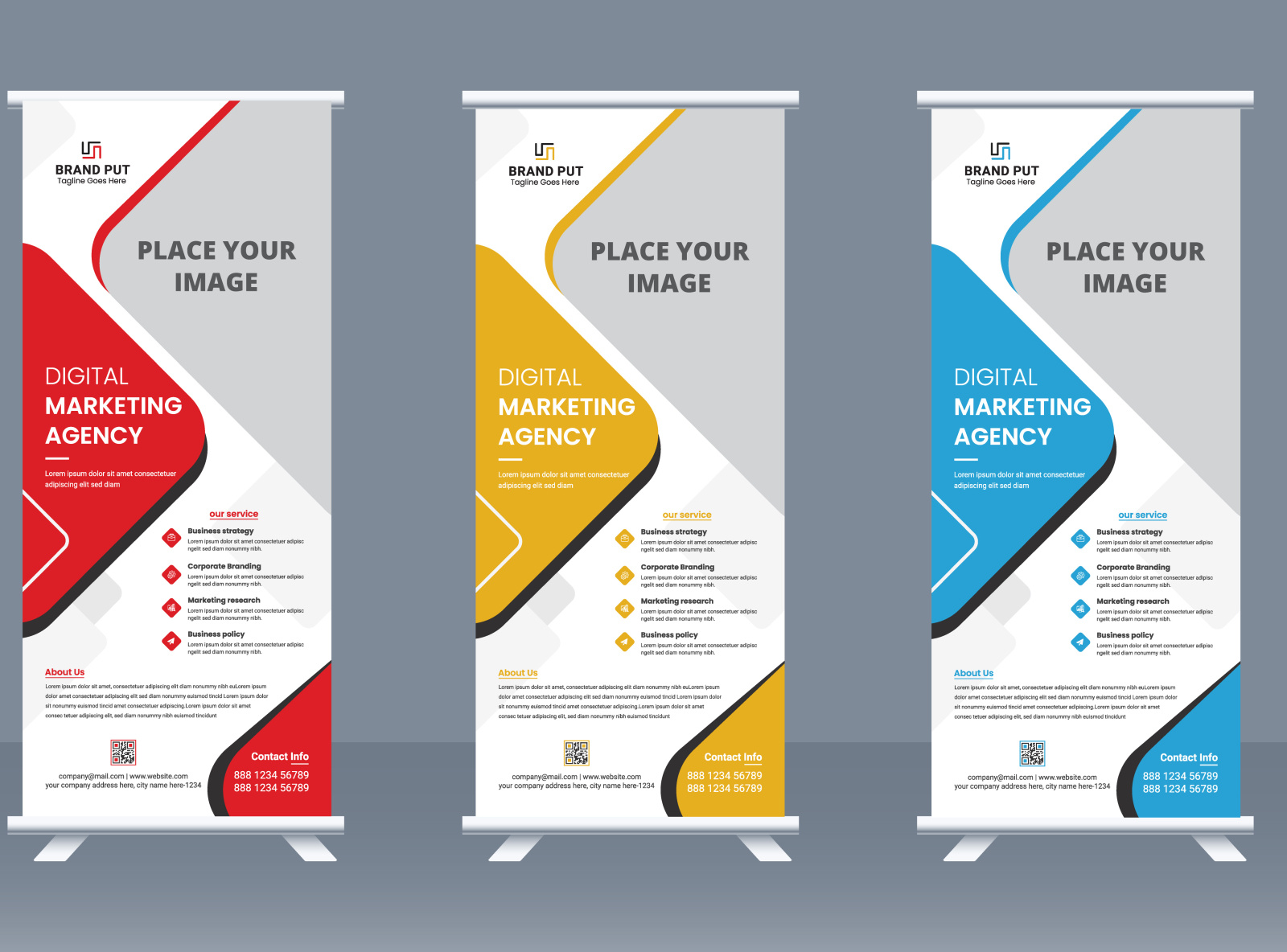 Rollup Banner Design Template by Eyasine on Dribbble