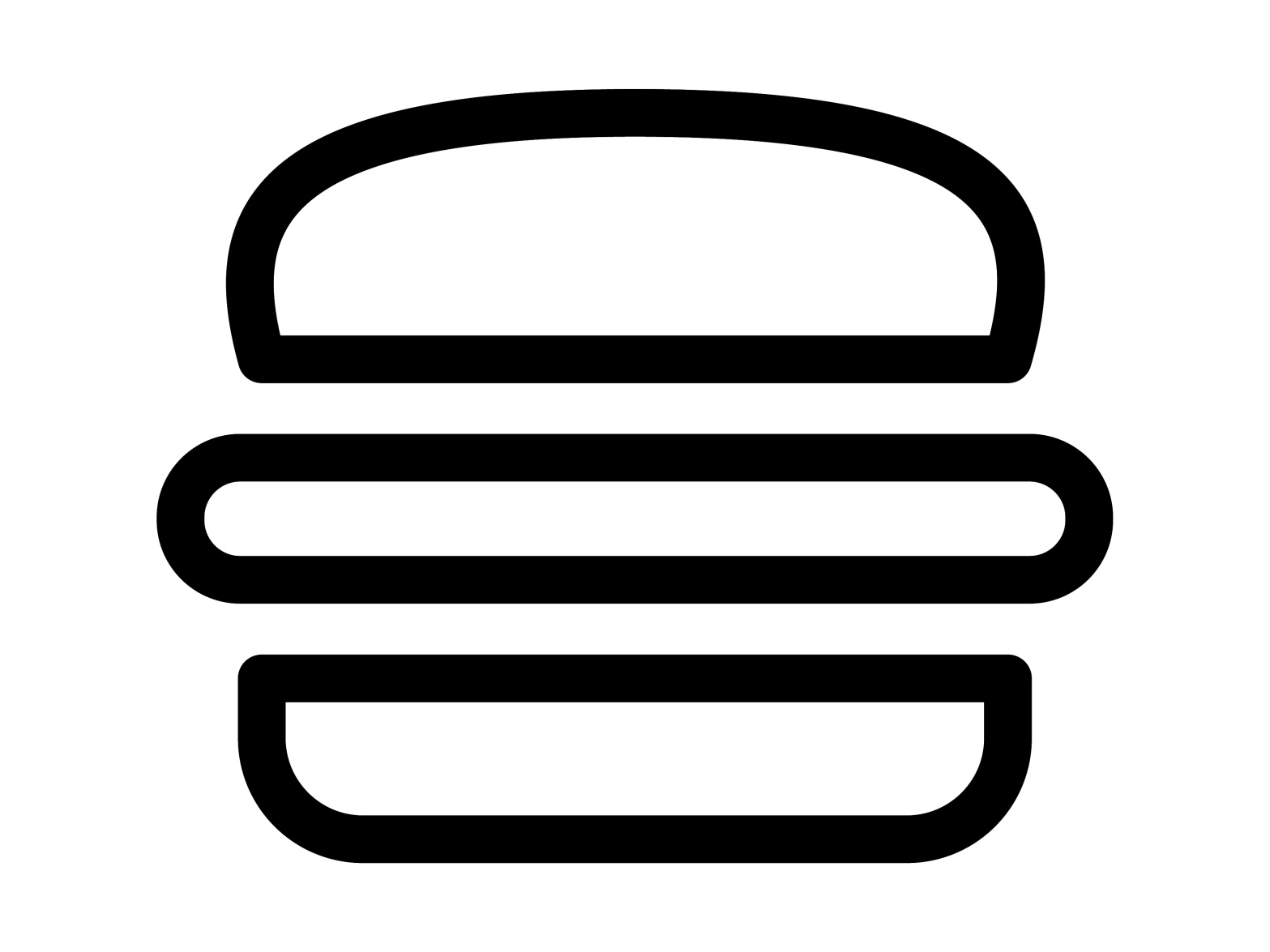 Burger icon by zaenul yahya on Dribbble