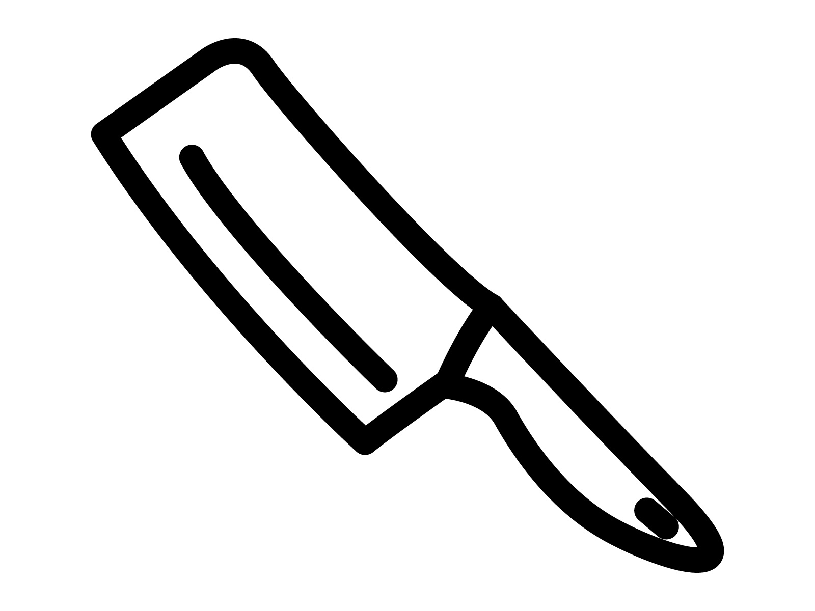 Kitchen Knife icon by zaenul yahya on Dribbble