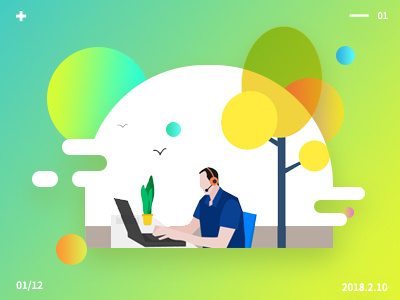 Everyday illustration practice by li on Dribbble