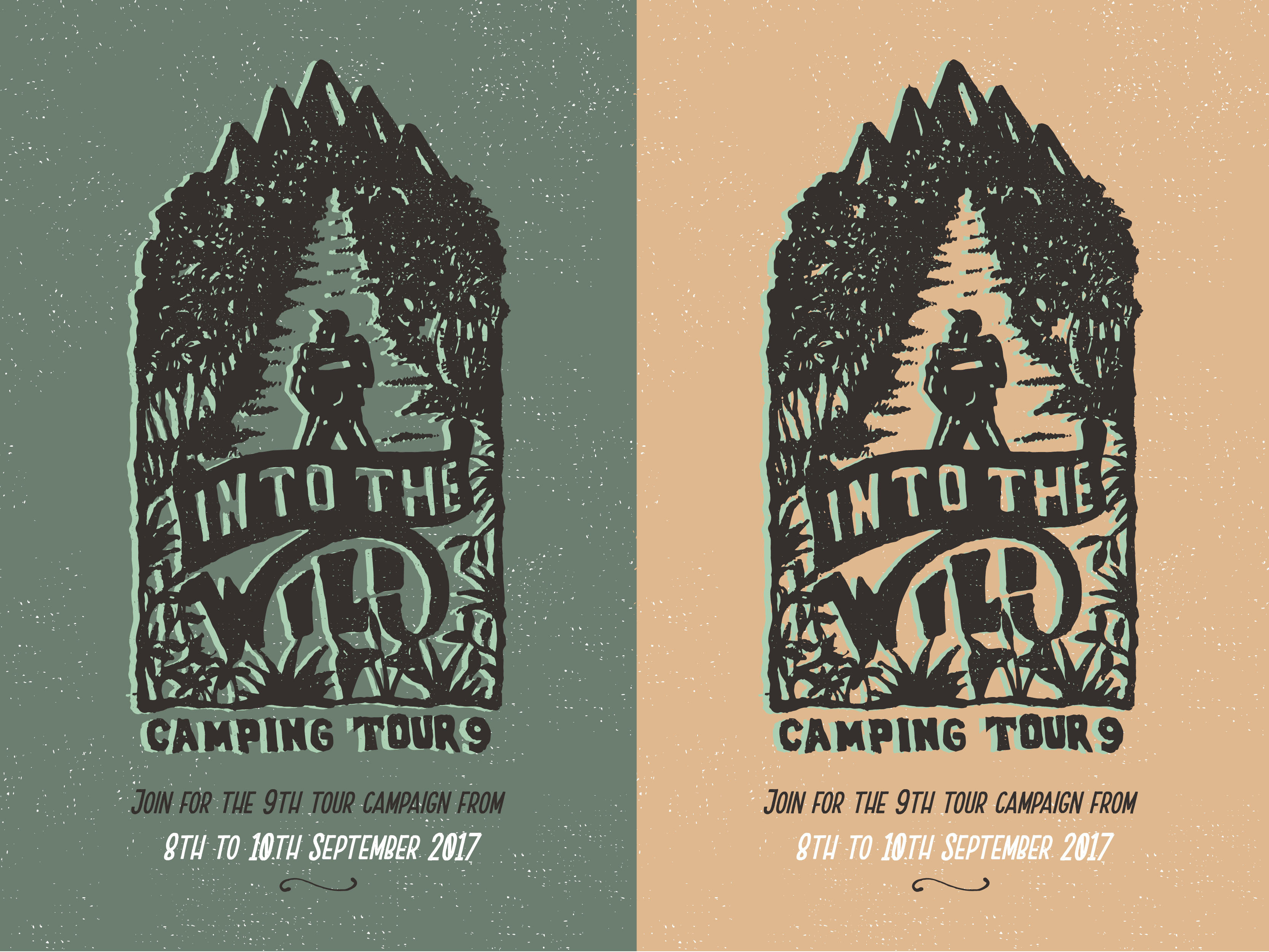 Into the wild final screen prints by EDIFÉ on Dribbble