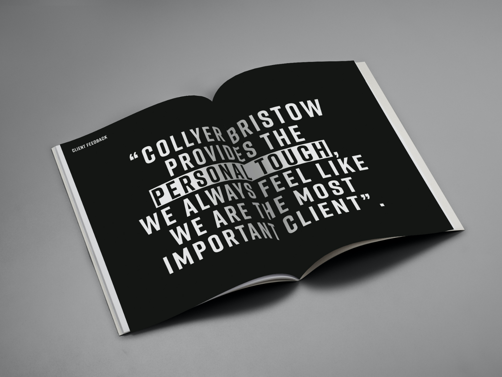 Brochure double page spread by Zoe Dyer on Dribbble