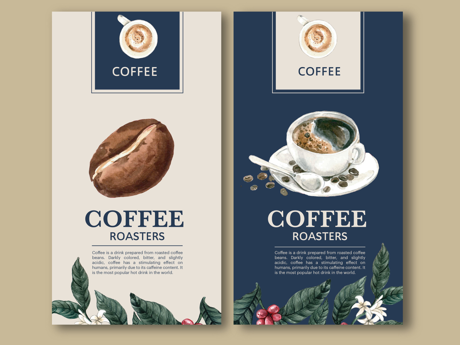 Coffee bag design by Kaveesha shenal on Dribbble