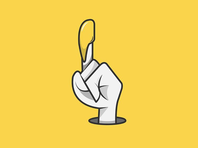 Sticky finger by Jack Royle on Dribbble