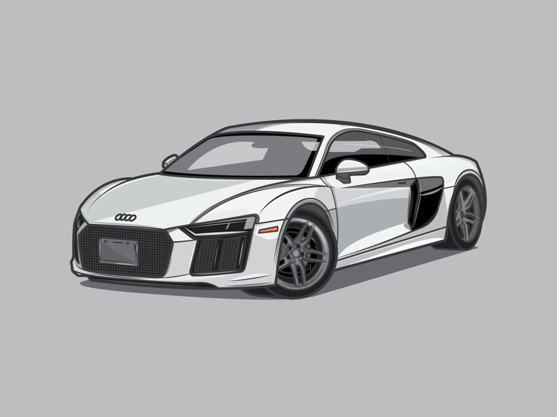Audi R8 by Jack Royle on Dribbble
