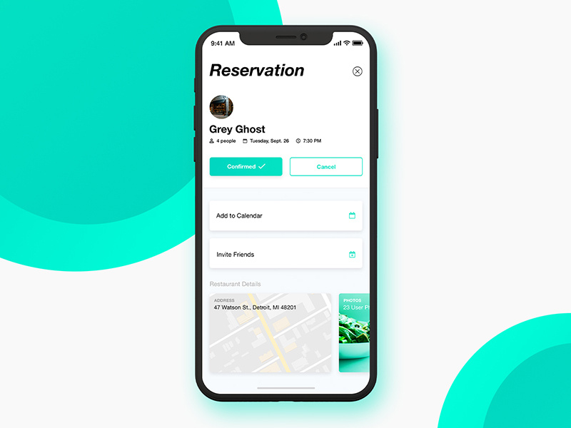 Confirm Reservation By Mark Benivegna On Dribbble confirm-reservation-by-mark-benivegna-on-dribbble