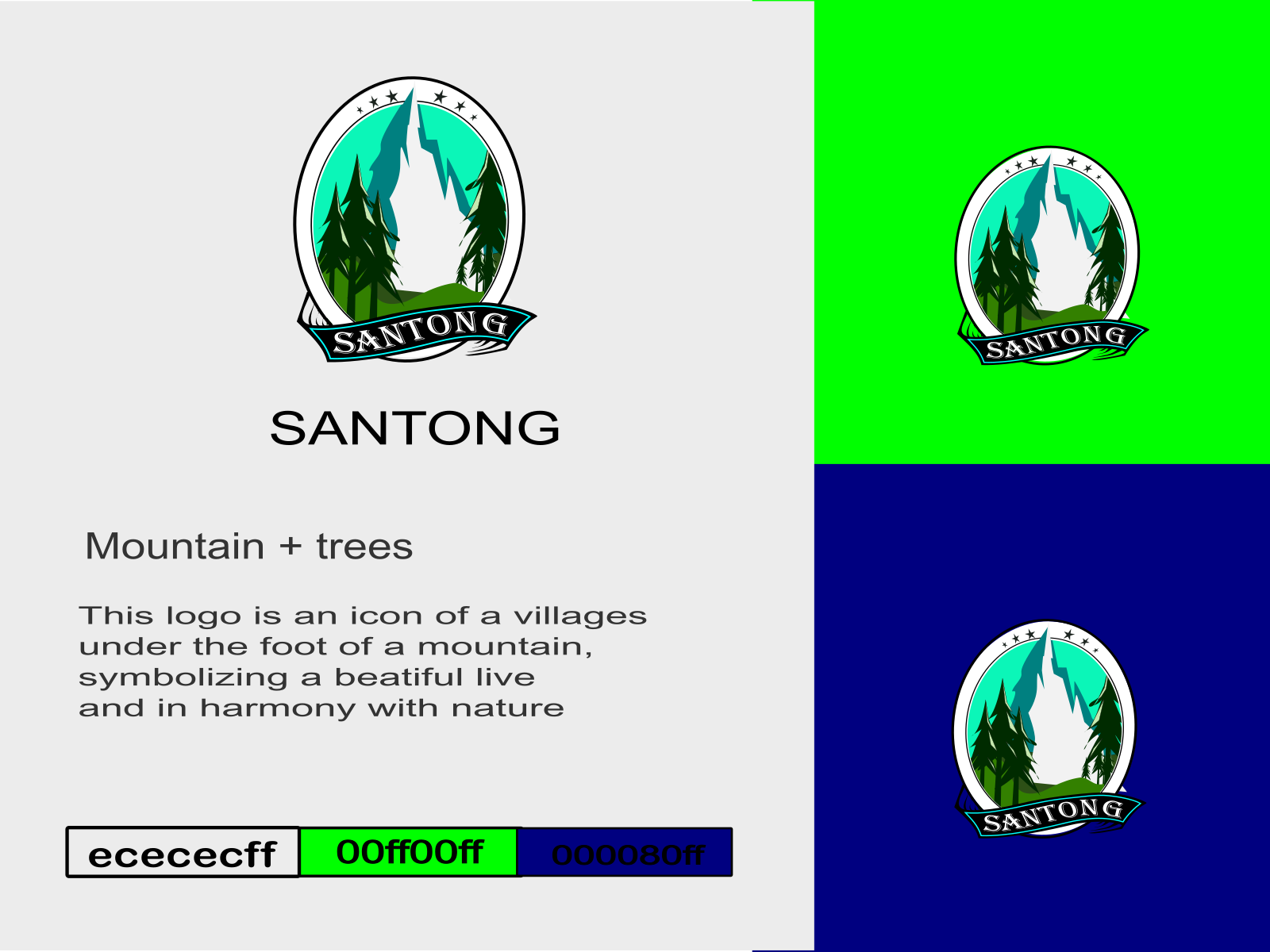 santong logo vintage by adhi juliant on Dribbble