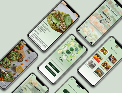 Nutrition Guide & Recipe App for PCOS Patients by Saptha V on Dribbble
