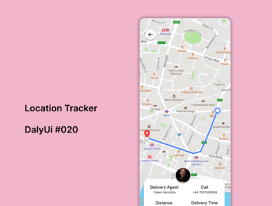 Location Tracker / DailyUi - 020 by Ecem Çakır on Dribbble