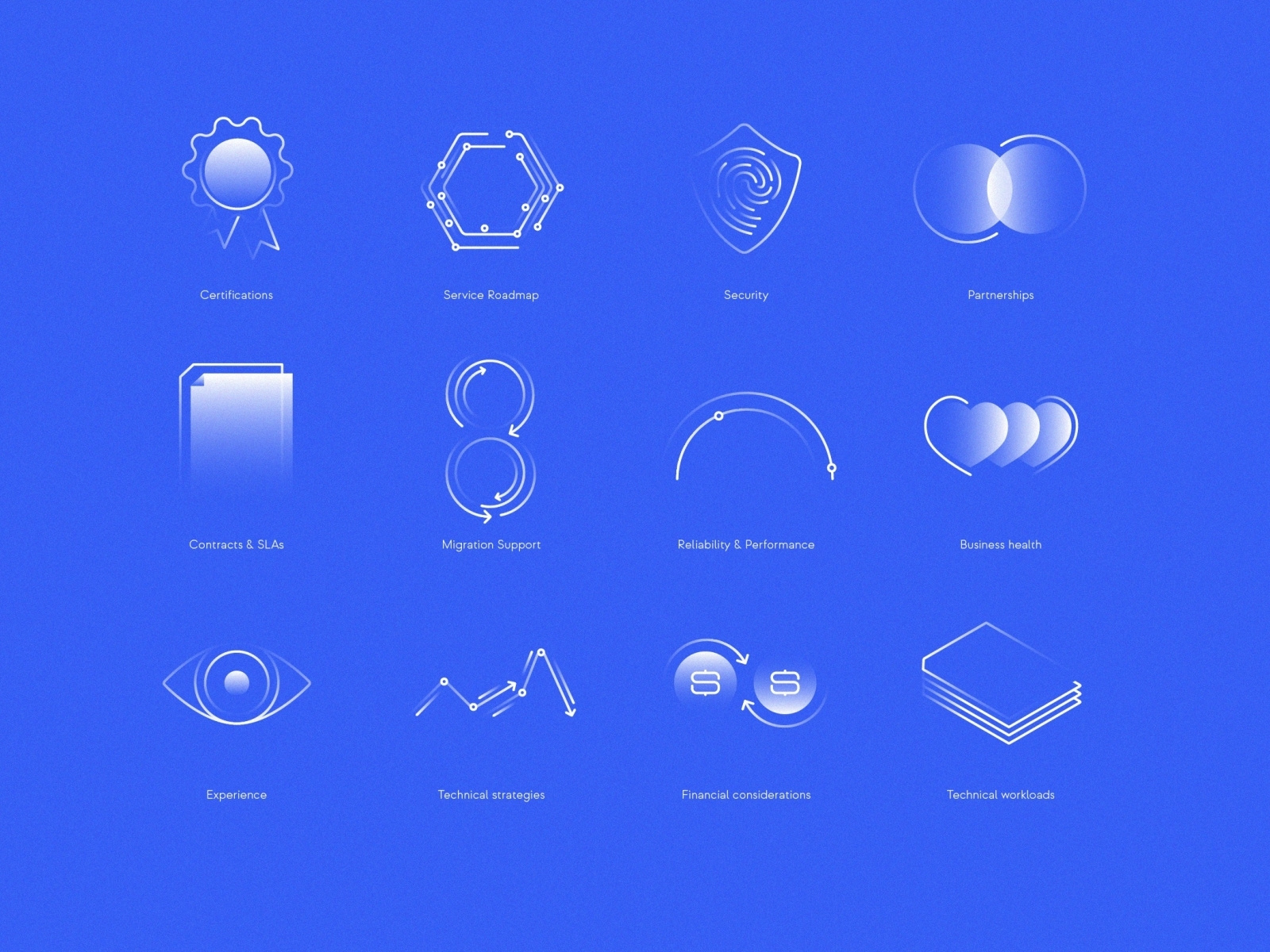 Cloud Infrastructure & Platform Services – Icons by Seeb on Dribbble