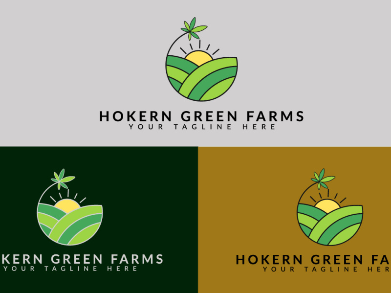 Green Farms Logo Design/Modern Logo Design. by Hamidul on Dribbble