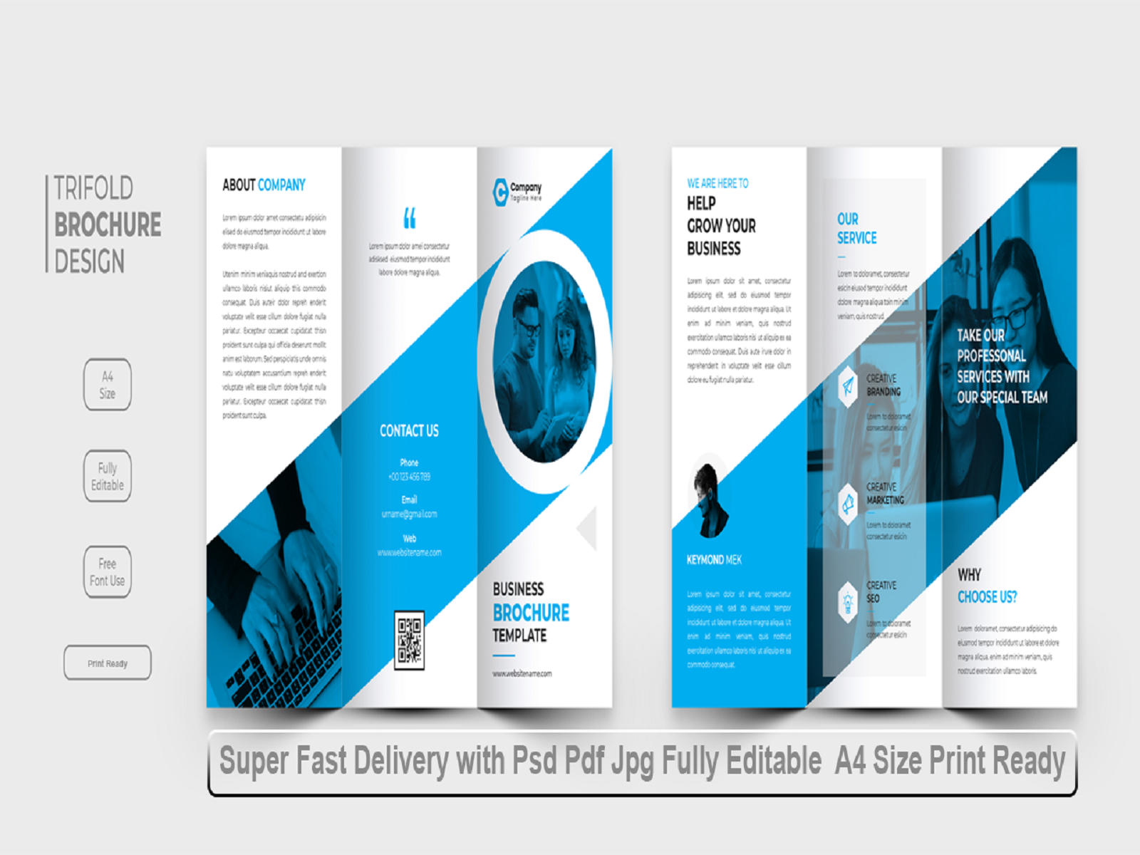professional brochure design by Rizwan Ali on Dribbble