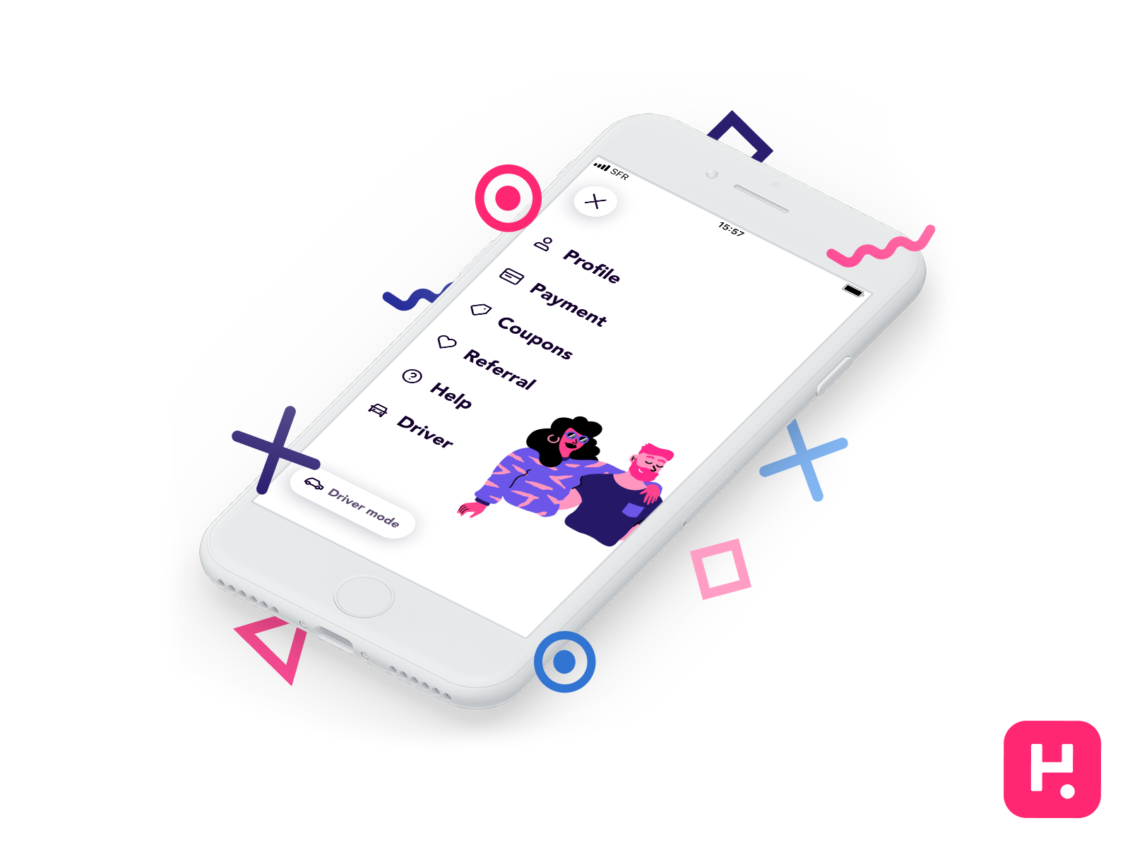 Heetch App · Teaser by Noemie Catel on Dribbble