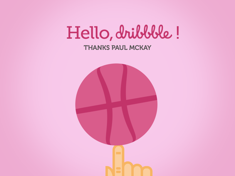 Hello, dribble! by Kristin Royer on Dribbble