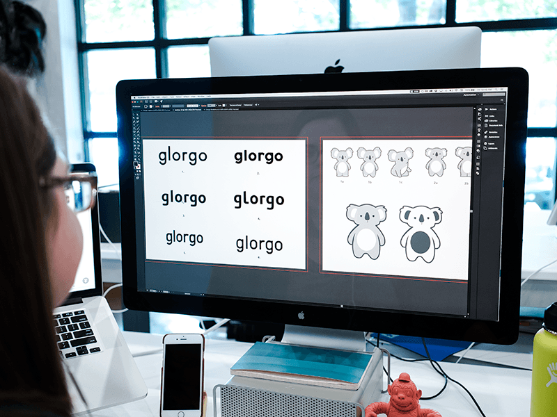 Glorgo Branding Exploration by Brooke Travis for Underbelly on Dribbble