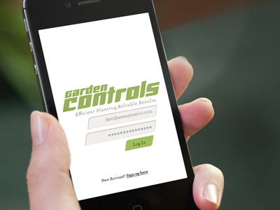 Garden Control App by Sony on Dribbble