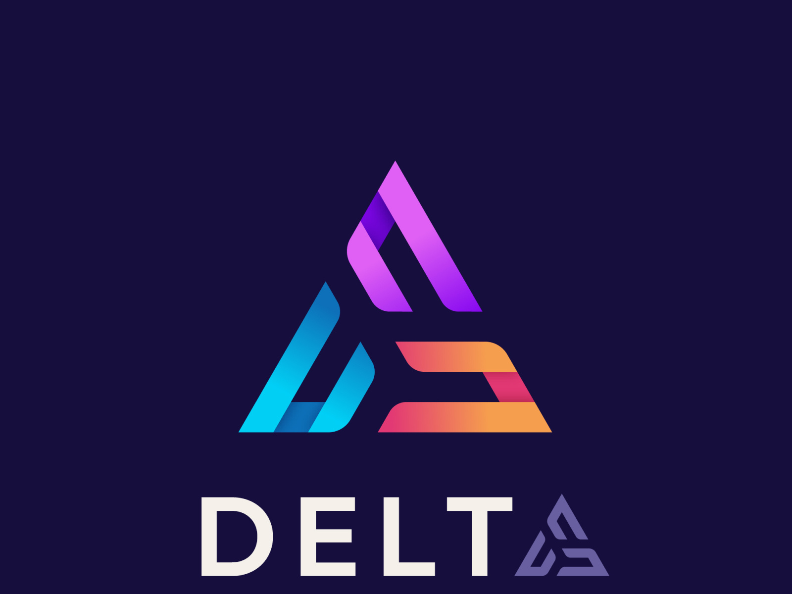 tech delta theme logo by Alvin Mufti on Dribbble