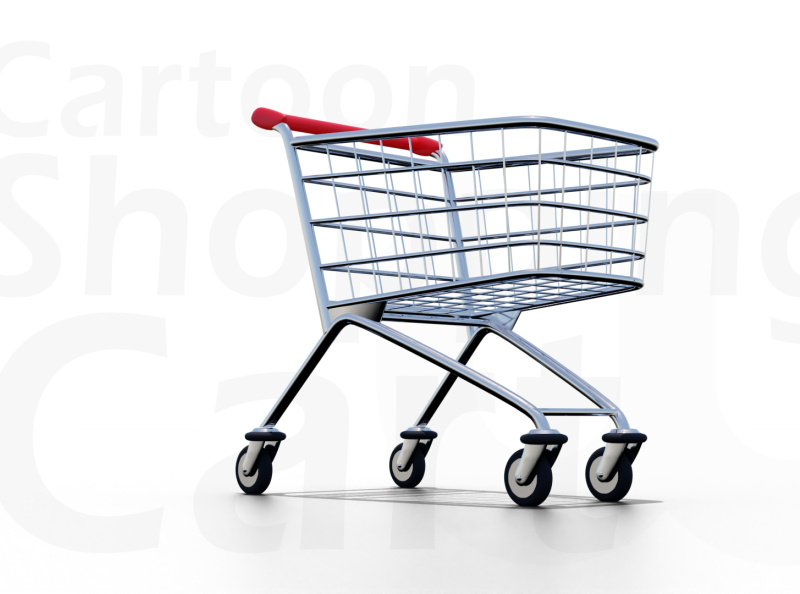 Cartoon type 3D shopping cart asset by Chakra Hettiarachchi (Wondart ...