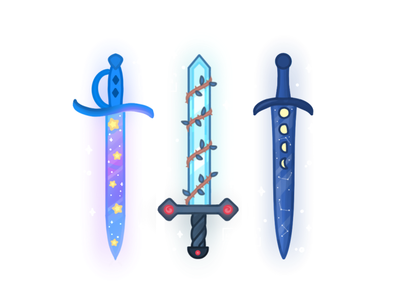 Swords by Lia | Yusrilia Design on Dribbble