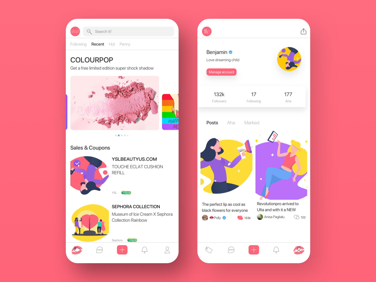 Become beautiful APP by Hioki Lee on Dribbble