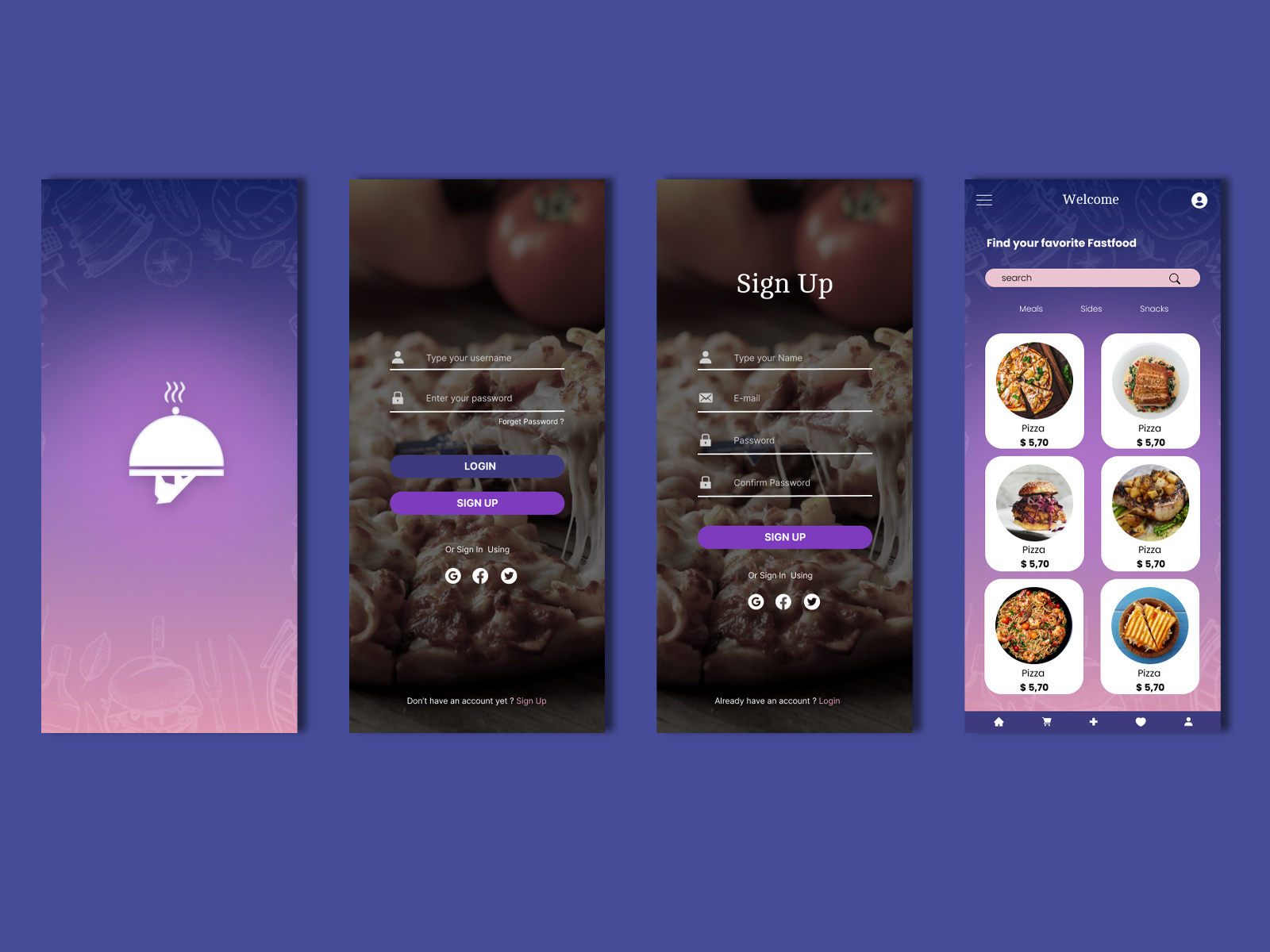 App Design Layout by Riya Gupta on Dribbble