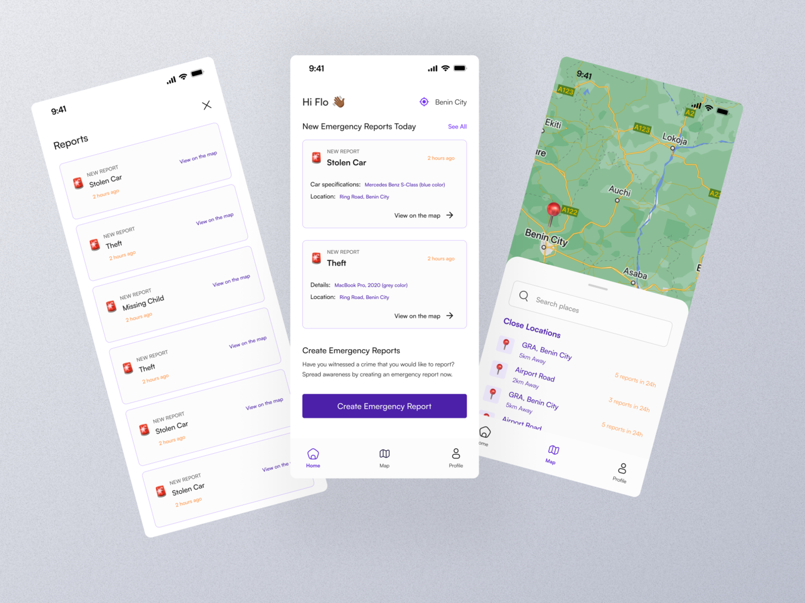 Dribbble - Alertz App.png by Flourish Ralph