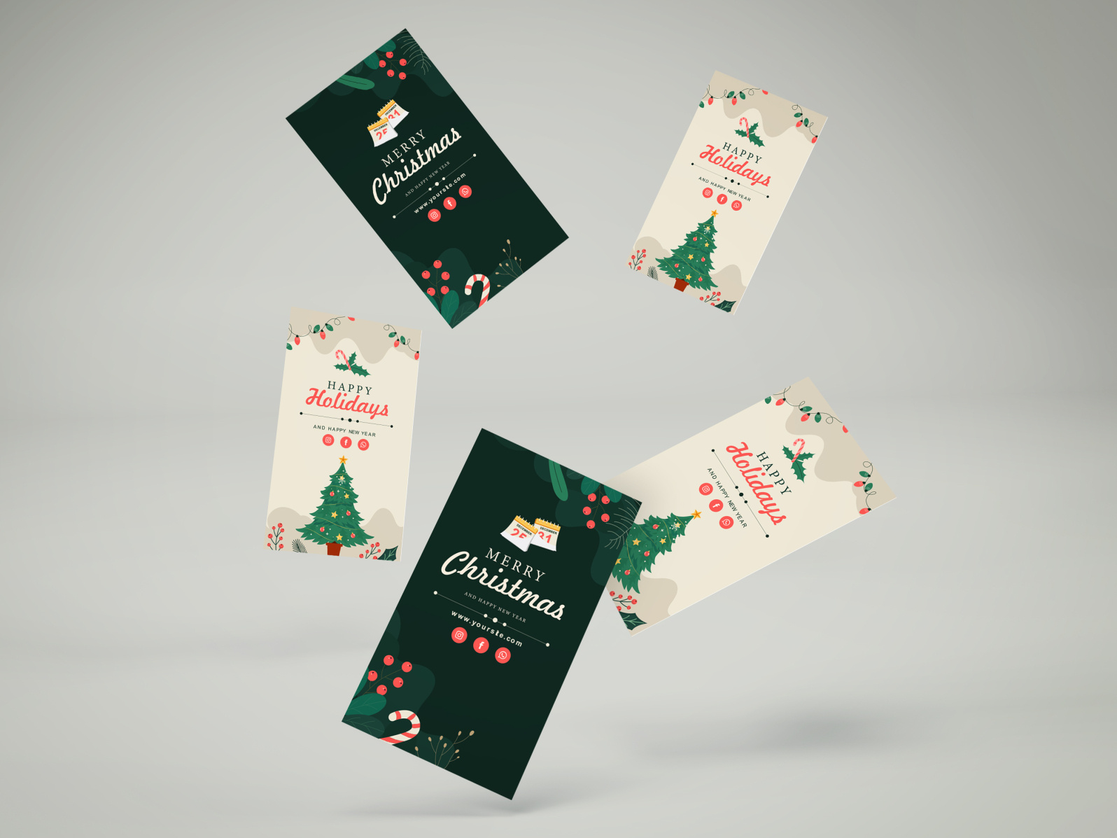 Christmas Card by design duo on Dribbble