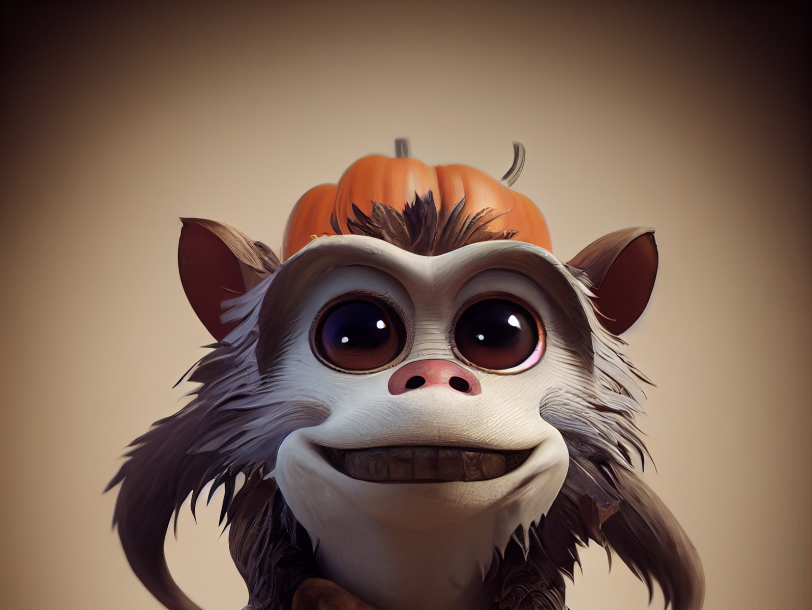 Monkey Halloween by Adrian Barreda Tena on Dribbble