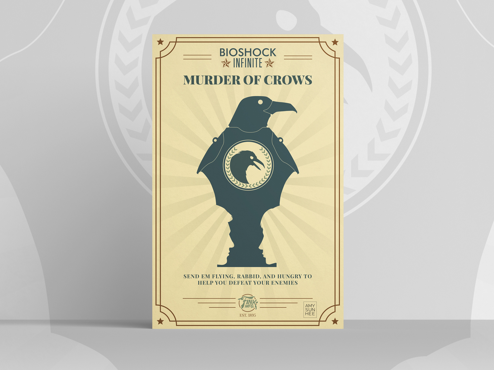 Murder of Crows poster by Amy Rexford on Dribbble
