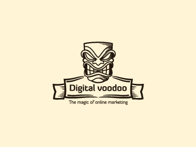 Digital Voodoo (unused mark) by Udhaya Chandran on Dribbble