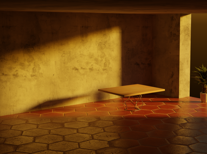 Simple clean room by Claudio on Dribbble