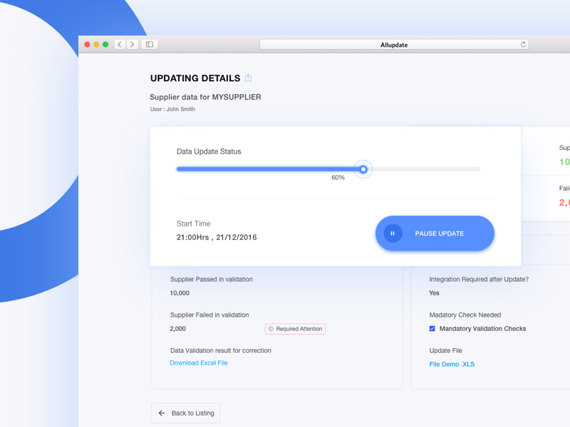 Uploading Suppliers details by Rewati Raman on Dribbble