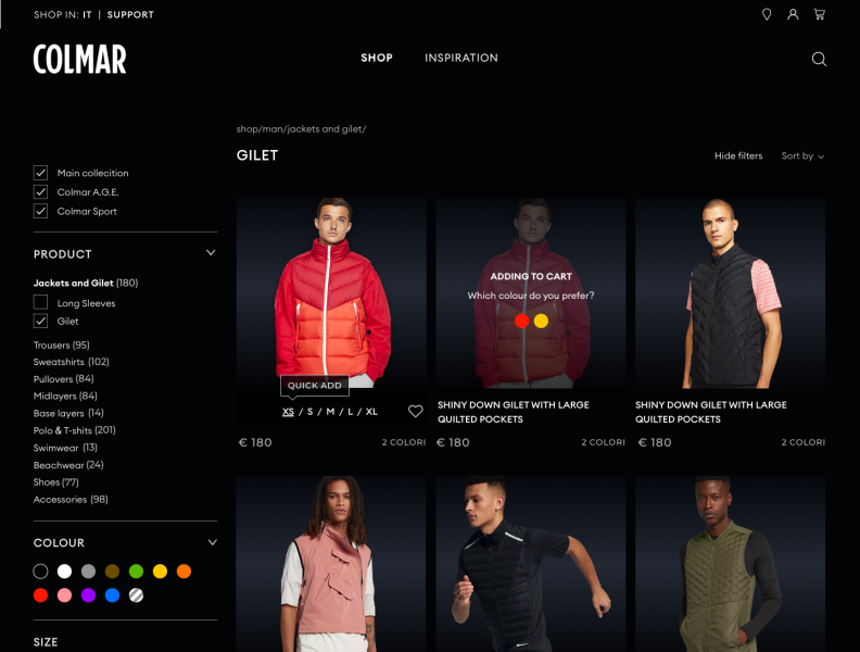 COLMAR AGE - interface proposal by Sandra on Dribbble