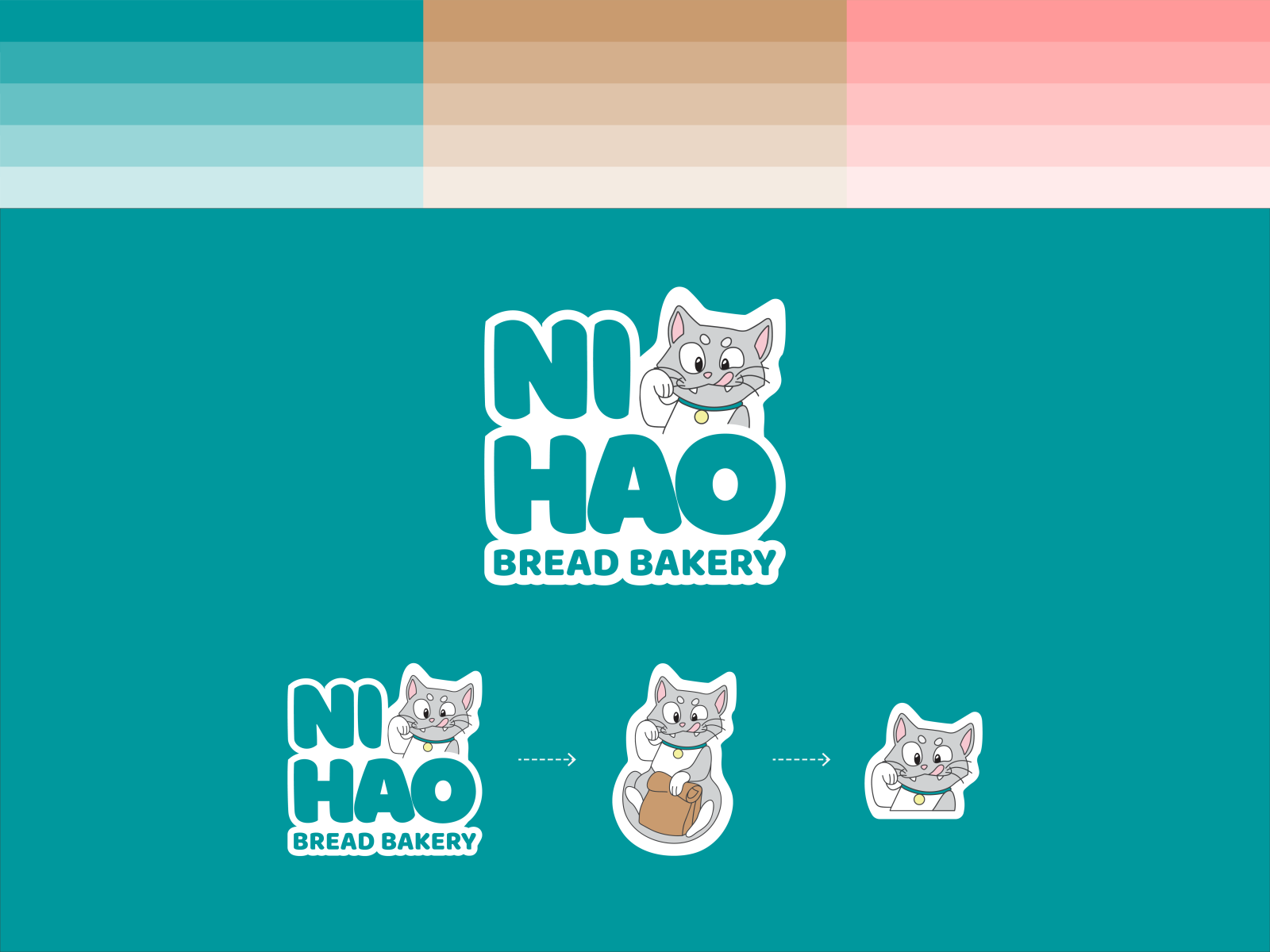 Logo Design - Ni hao Bread Bakery by Dezain Co. on Dribbble