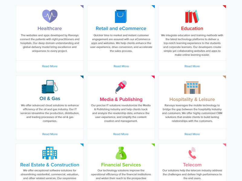 IT Solutions for Industry Services by Sumit Tailang on Dribbble