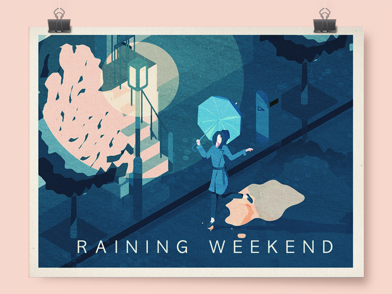 Raining Weekend by dongkyu lim on Dribbble