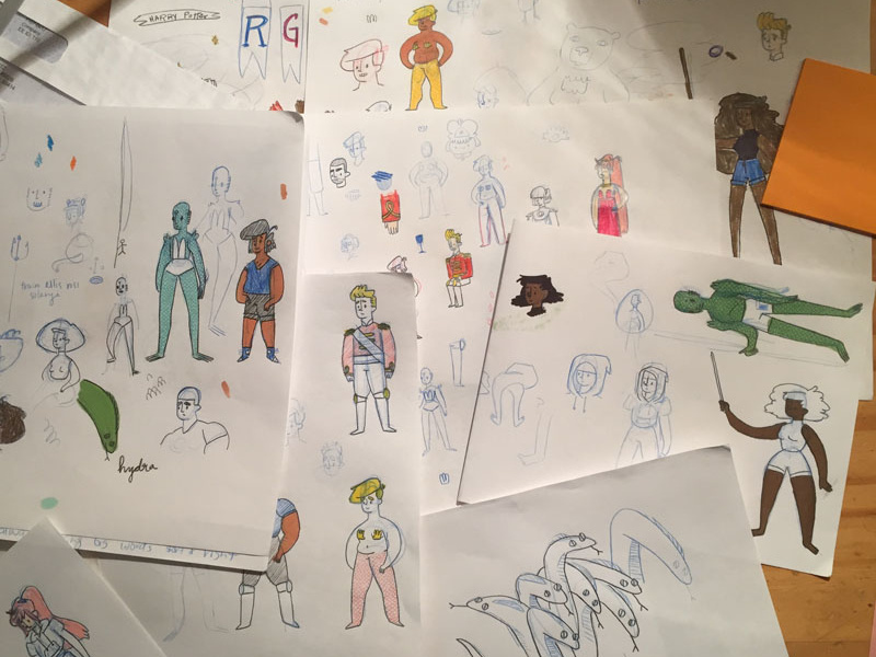 Character Sketches by Jake Manitz on Dribbble