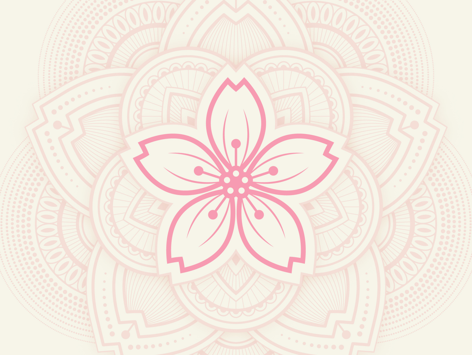 Sakura Geometric Pattern by Caitlin on Dribbble