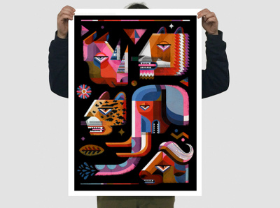 Big Five Illustrated Poster by RESOBORG on Dribbble