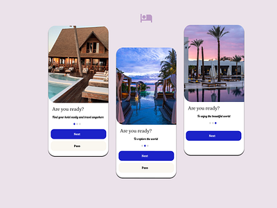 Hotel app UI by nasro on Dribbble