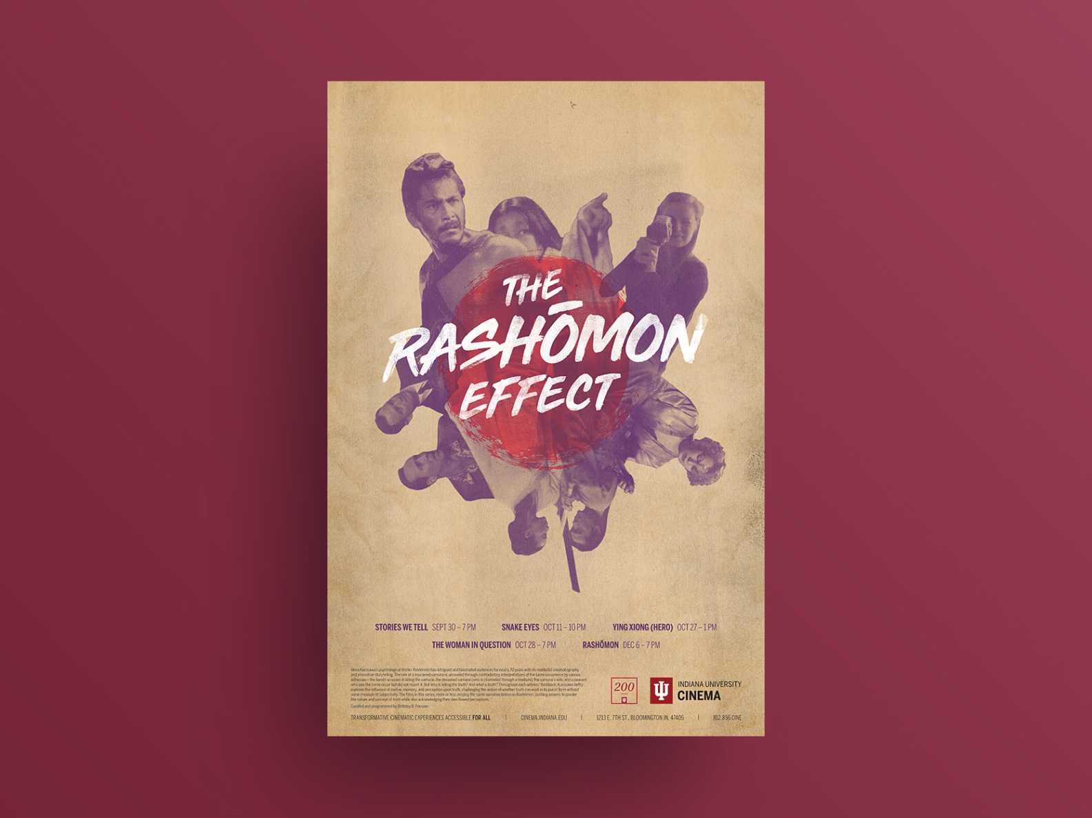 The Rashomon Effect film series poster by Kyle Calvert on Dribbble