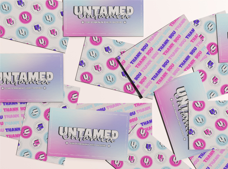 business card design for untamed by Design by rim_studio on Dribbble