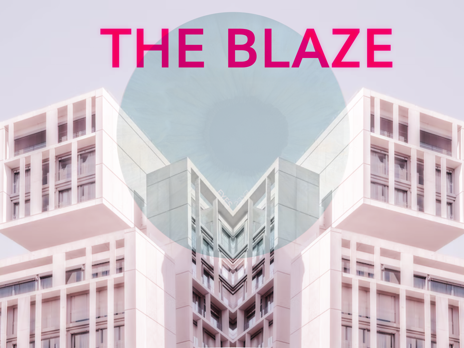 The Blaze band Eyes Album poster design by Anahit Khachatryan on Dribbble