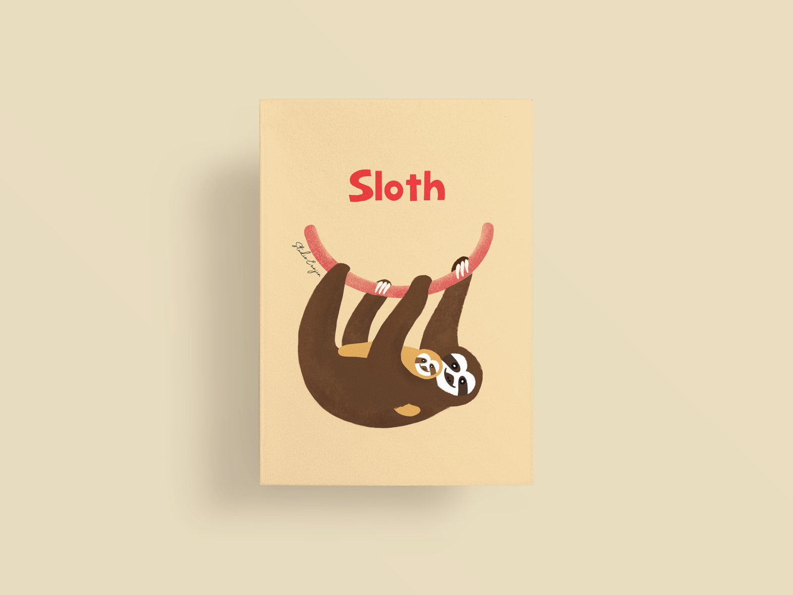 Animal Series. Sloth. Part 1 by Jeena on Dribbble