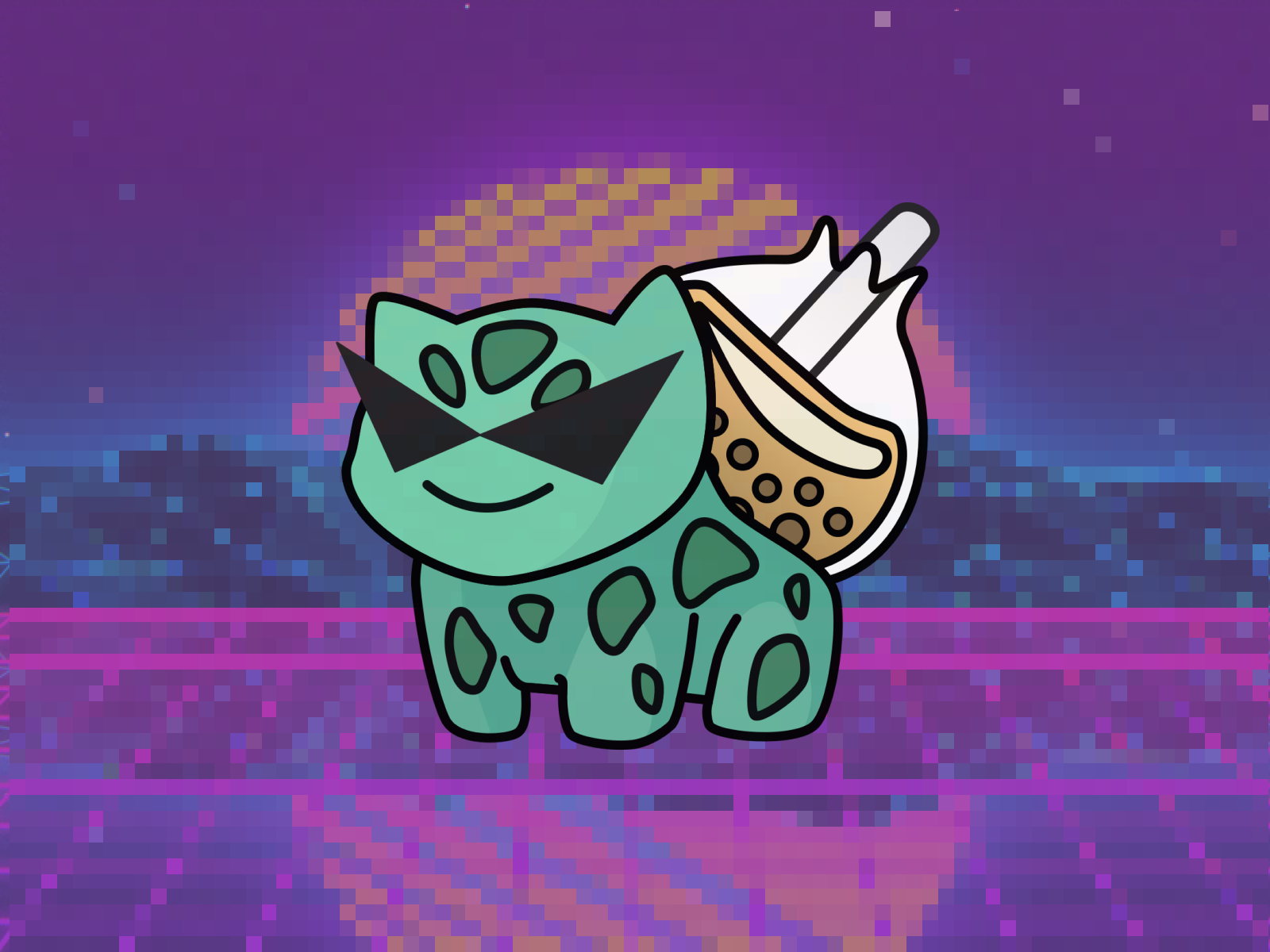 retro bobasaur by Shawn Wang on Dribbble