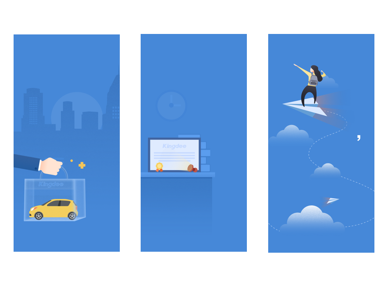 Financial illustration by Hsu Ho Wah on Dribbble