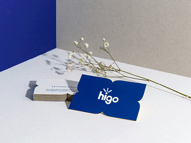 Higo Business Card Design by Inderjit Singh on Dribbble